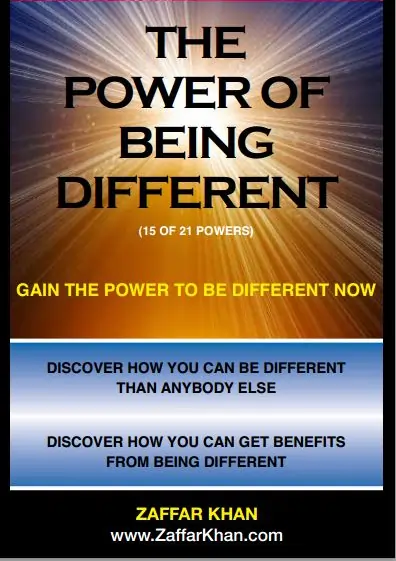 The Power of Being Different – Zaffar Khan
